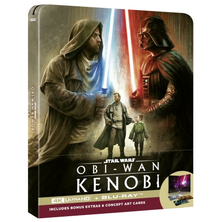 OBI WAN KENOBI - SAISON 1 - 2 UHD 4K + 2 BD - STEELBOOK - EDITION LIMITEE - ESC Editions