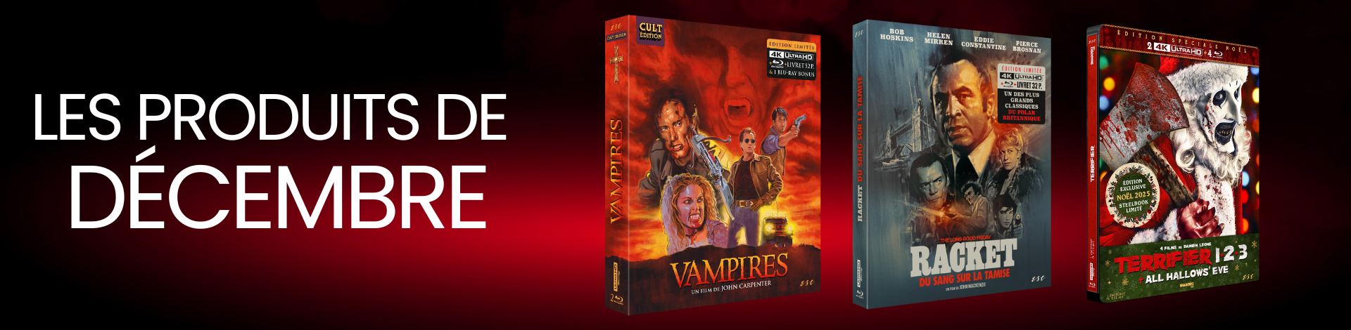 Distributeur de DVD, BLU-RAY, UHD 4K et coffrets collectors. - ESC Editions